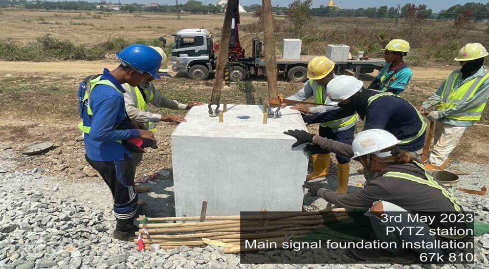 Yangon Mandalay Railway Improvement Project | Hight Tech Precast Companies